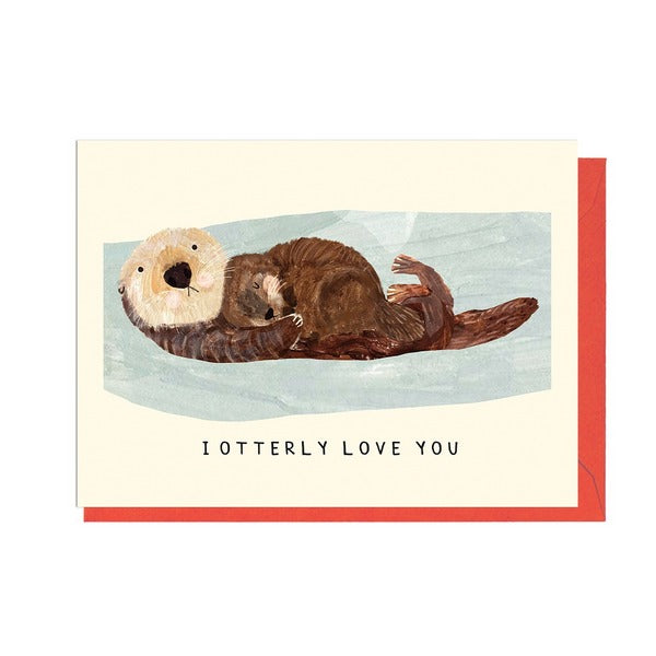 I Otterly Love You Love Card | Valentine's Day | boogie + birdie