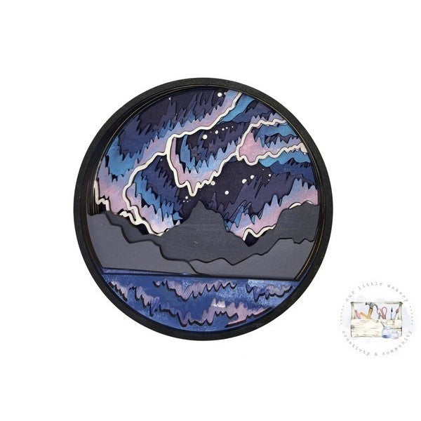 Northern Lights Shadowbox Kit | Our Little Makery | boogie + birdie
