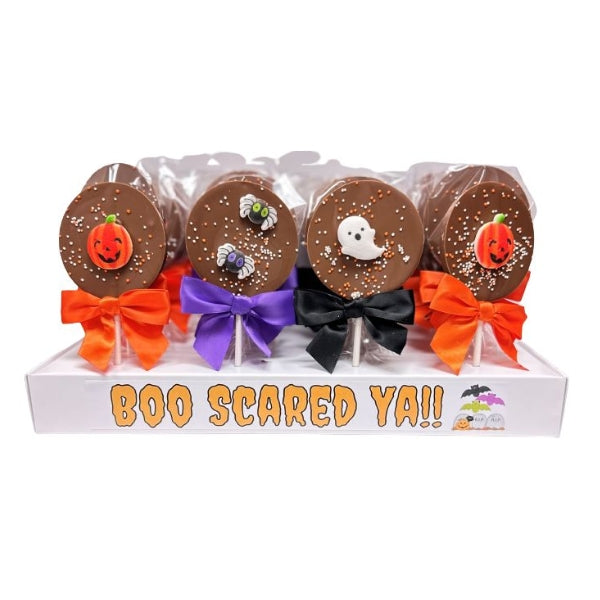 Boo Scared Ya! Milk Chocolate Pop | anDea Chocolate | boogie + birdie